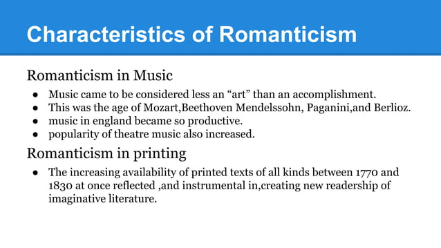 Neo classicism, romanticism and realism | PPTX