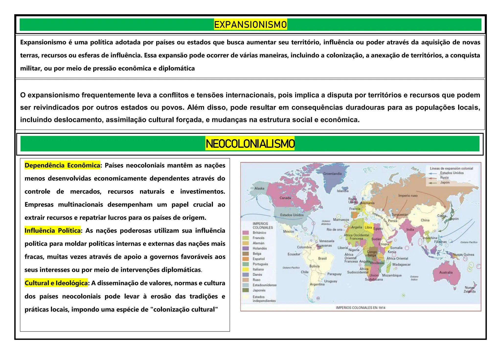 NEOCOLONIALISMO - PRINCIPAIS CARACTERISTICAS | PPT