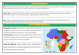 NEOCOLONIALISMO - PRINCIPAIS CARACTERISTICAS | PDF