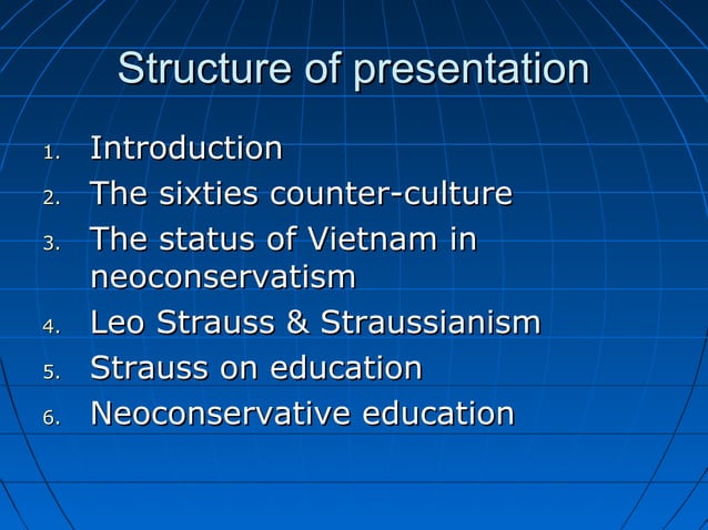 Neoconservatism | PPT