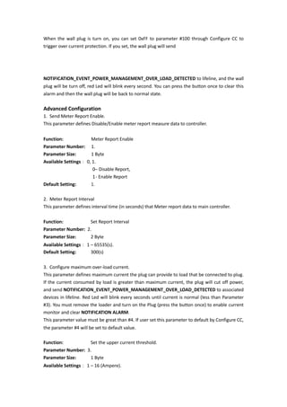 Neo coolcam - smart-plug user guide v2 - Zwave | PDF