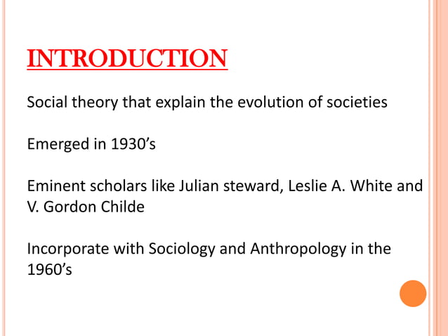 NEOEVOLUTIONISM | PPTX