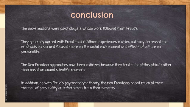 Theories of Neo Freudian Psychoanalysts.pptx | Mental Health | Diseases ...