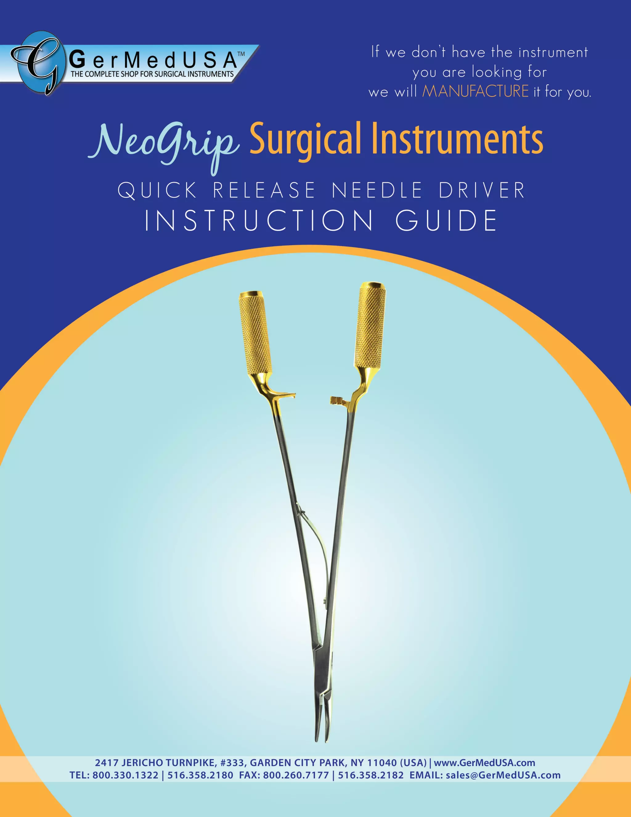 Neogrip quick release driver instruction | PDF