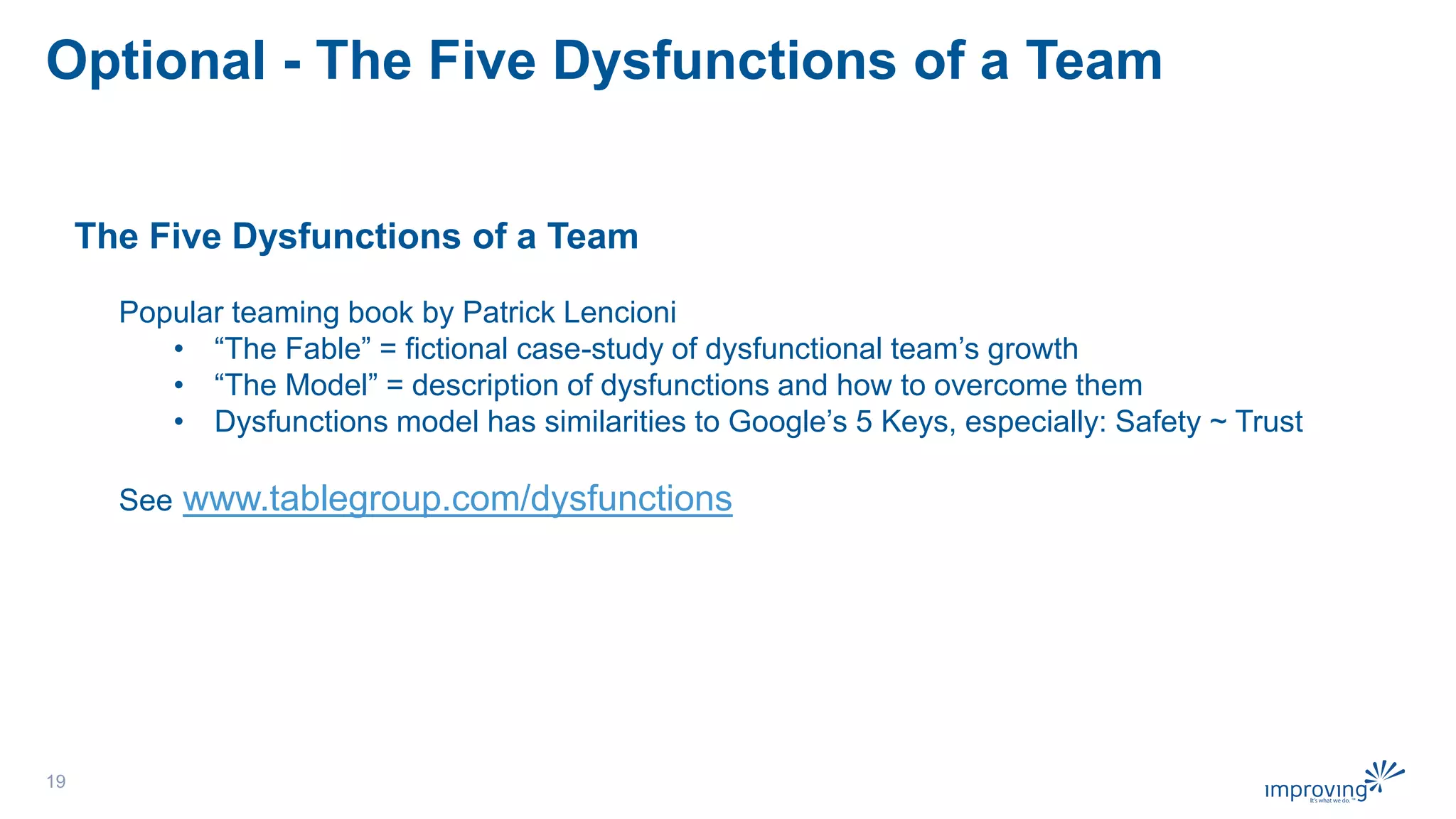 Effective Teams and Psychological Safety (trust) | PPTX