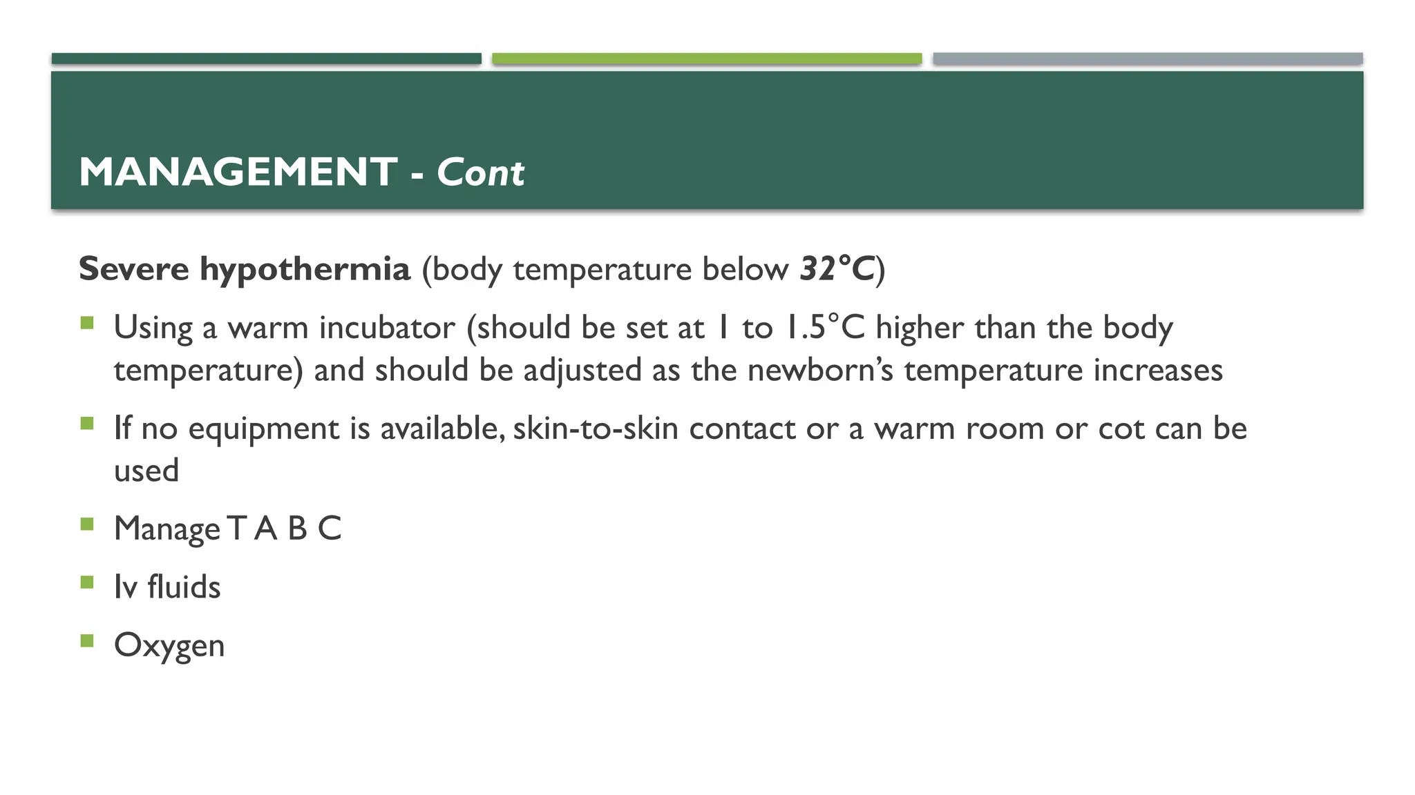 Neonatal hypothermia - Competency based final MBBS | PPTX