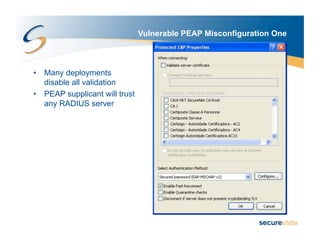 Attacking and Securing WPA Enterprise Networks | PDF