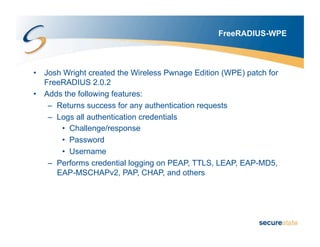 Attacking and Securing WPA Enterprise Networks | PDF | Information and Network Security | Computing