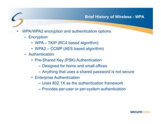 Attacking and Securing WPA Enterprise Networks | PDF | Information and ...
