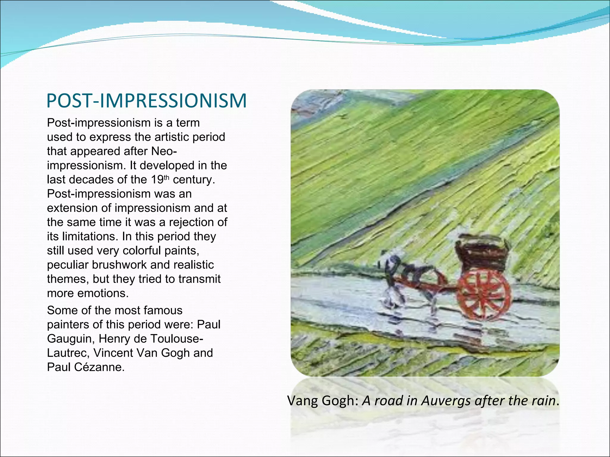 Neoimpressionism and postimpressionism | PPT