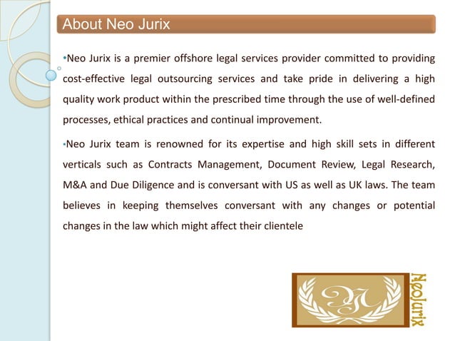 Neo jurix capabilities | PPT