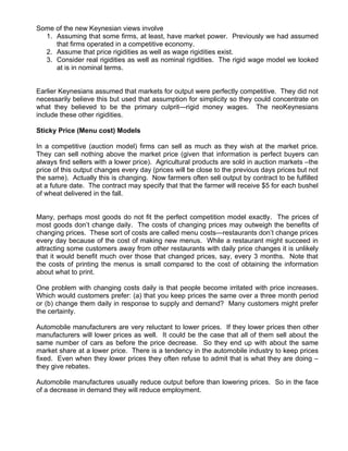 Neo Keynesian Models | DOC