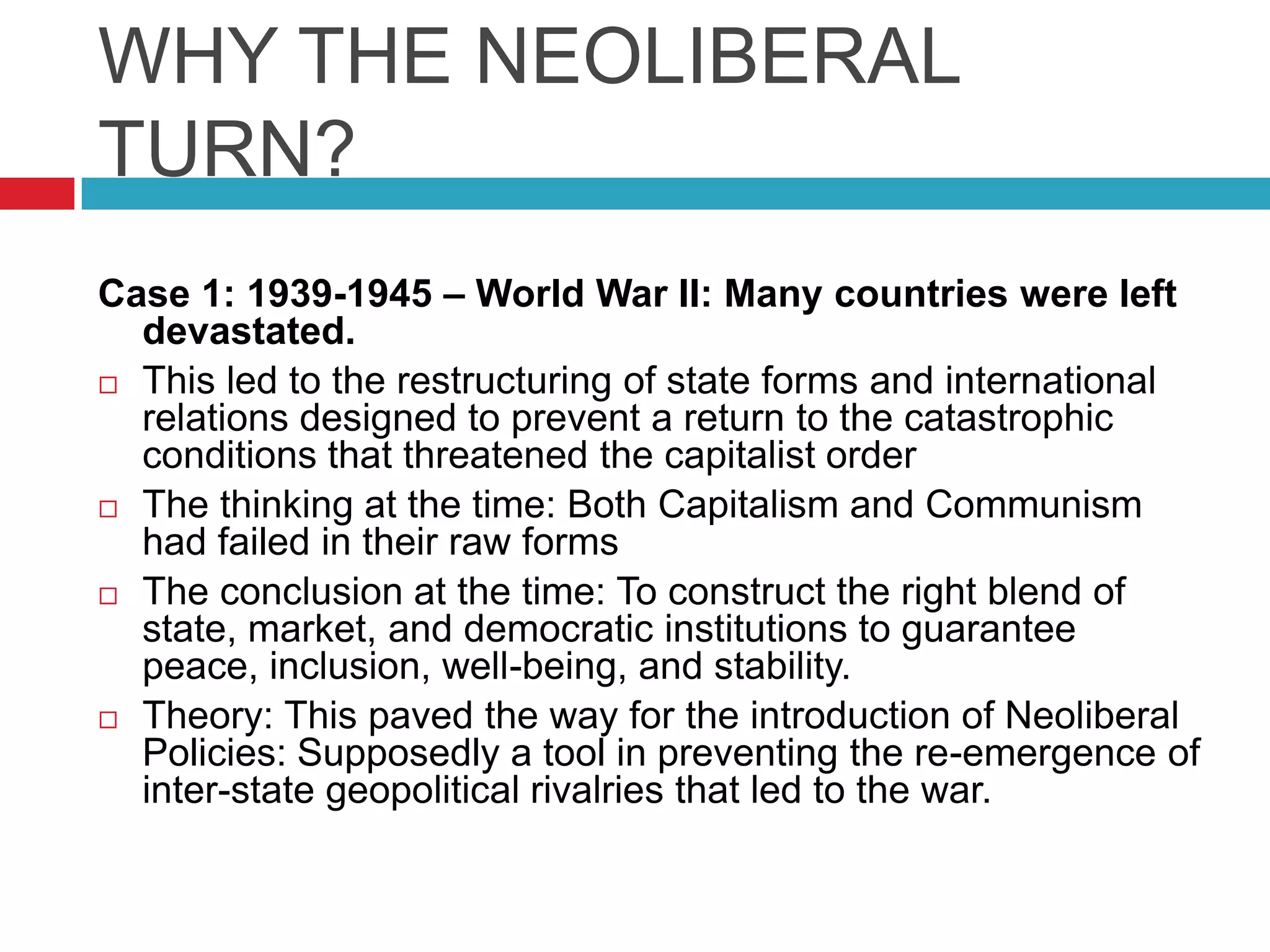 Neoliberalism | PPTX