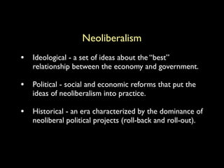 Neoliberalism | PPT