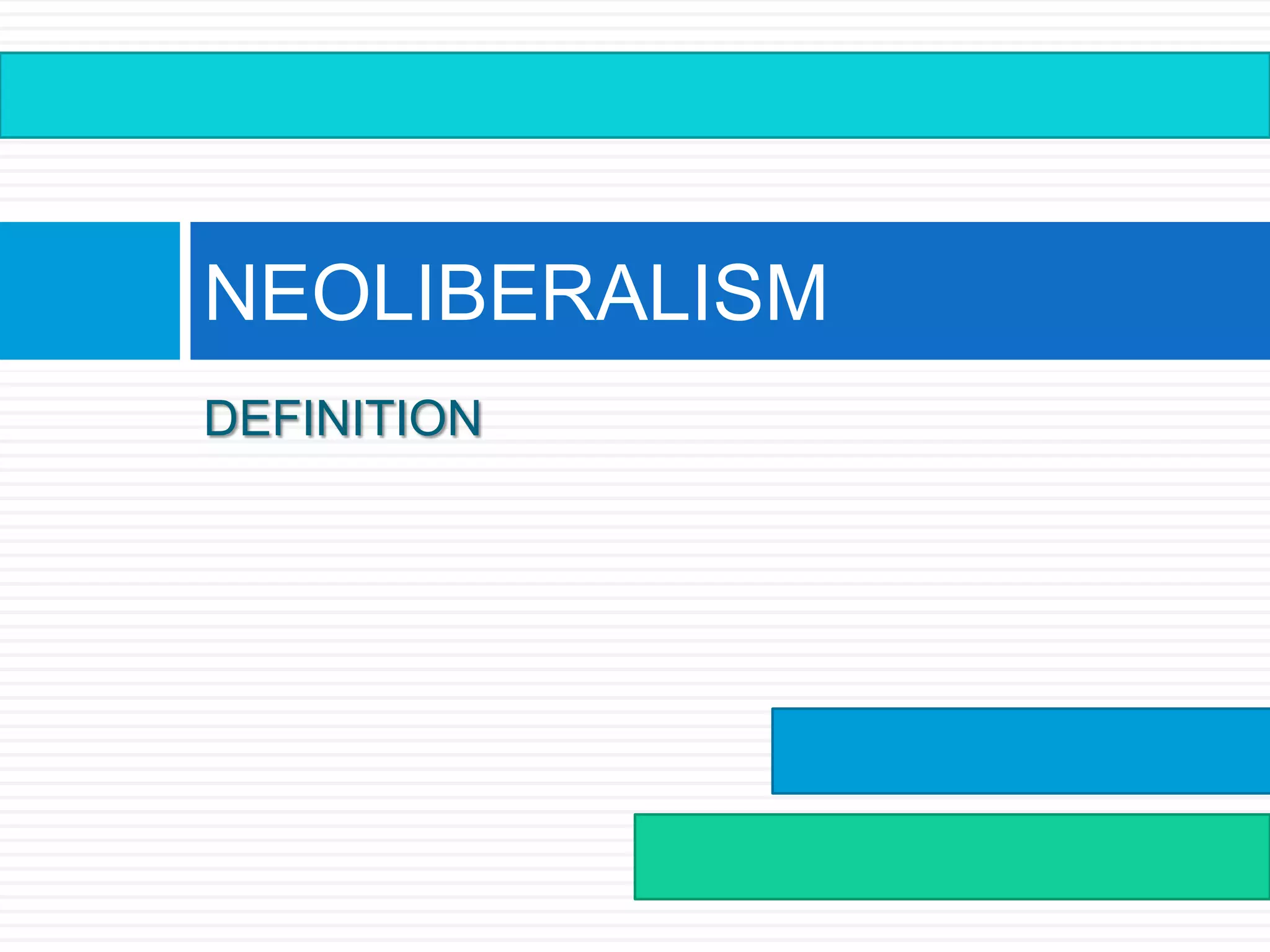 Neoliberalism | PPTX