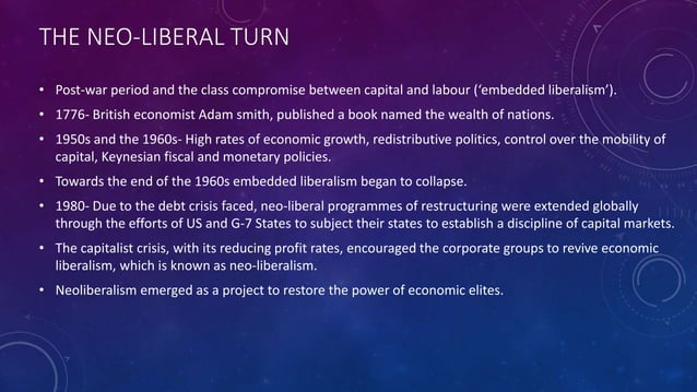 Neoliberalism | PPTX