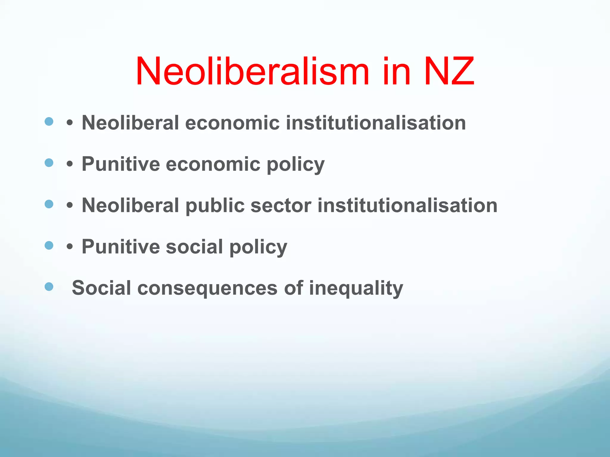 Neoliberalism | PPTX