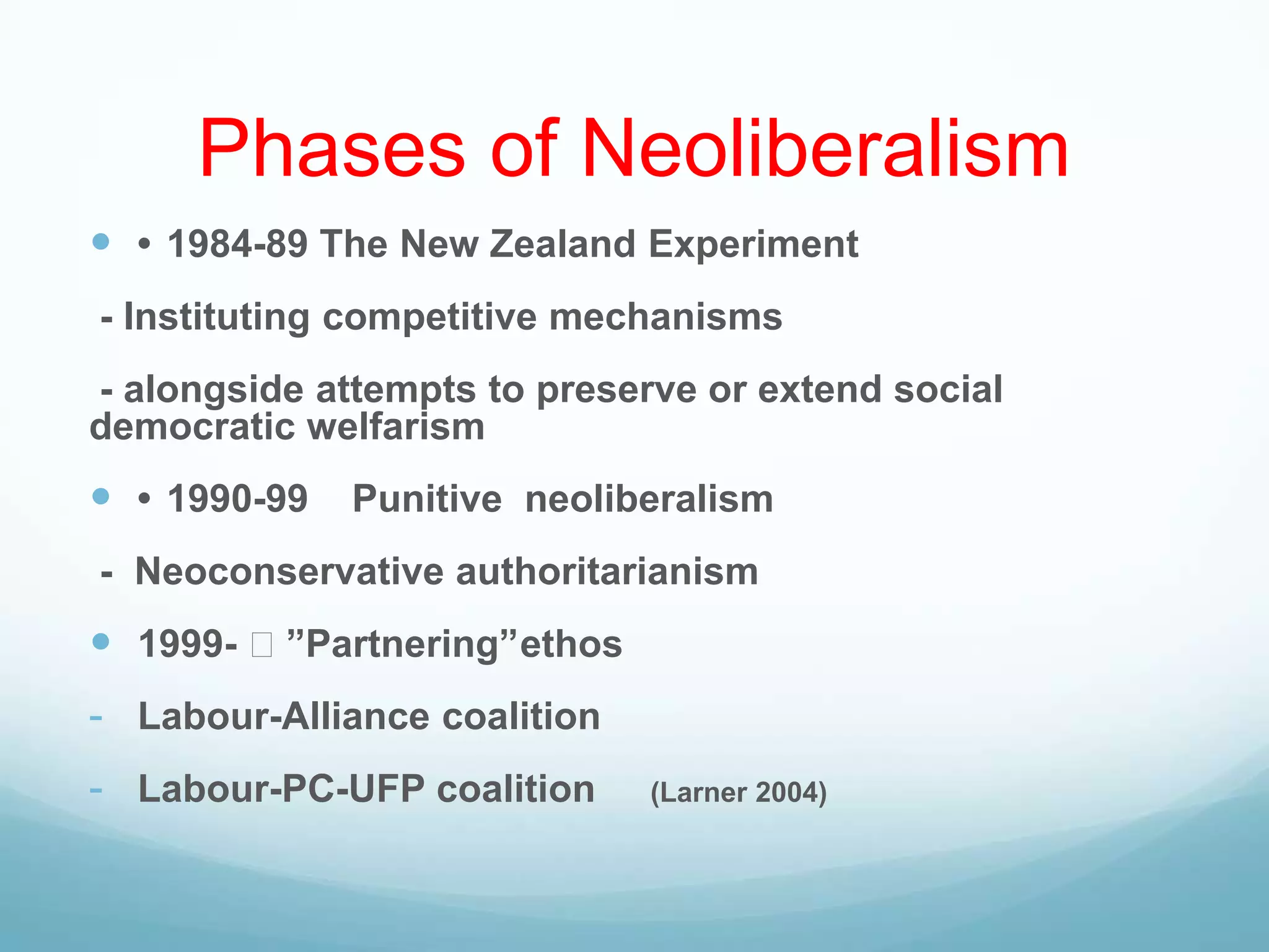 Neoliberalism | PPTX