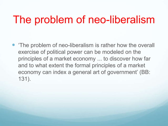 Neoliberalism | PPTX