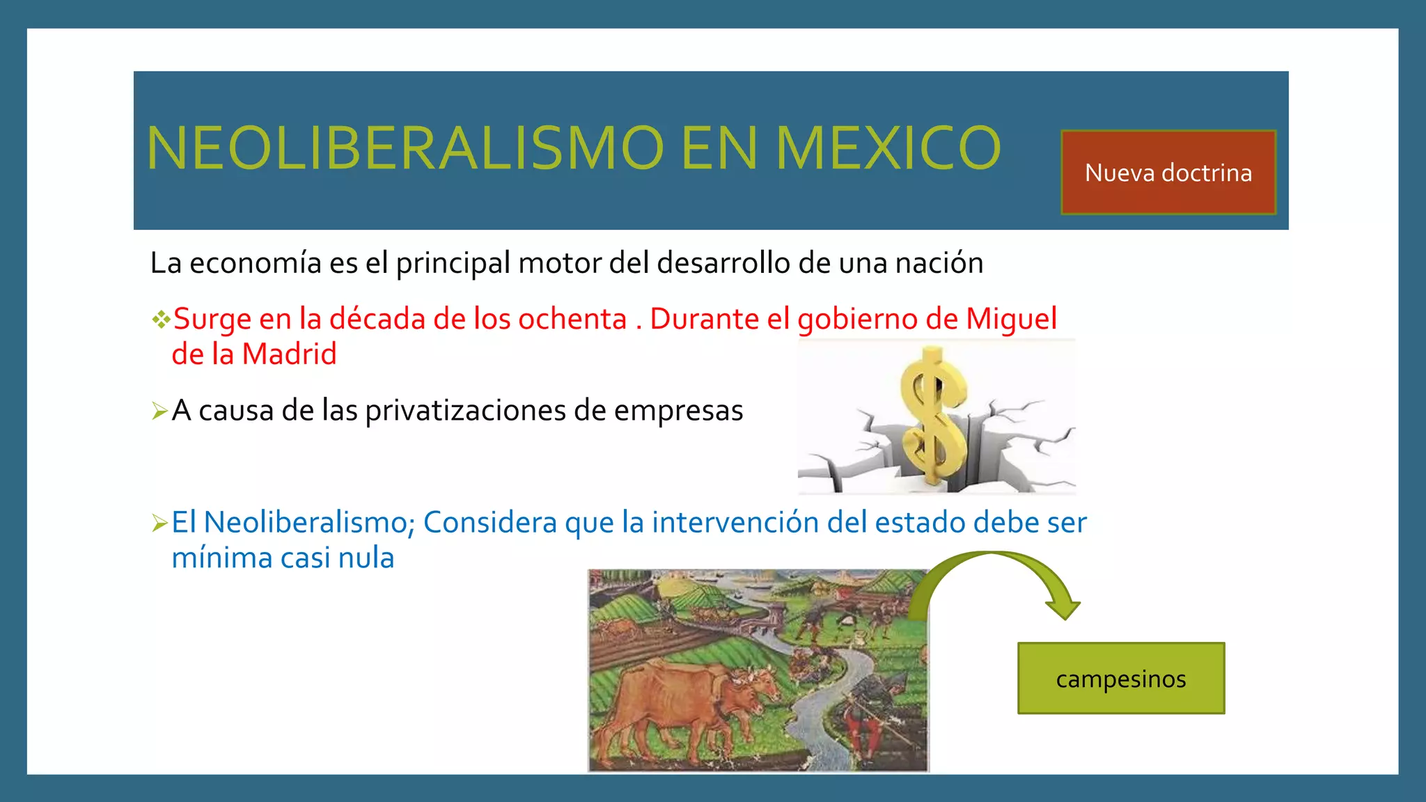 Neoliberalismo en México | PPTX