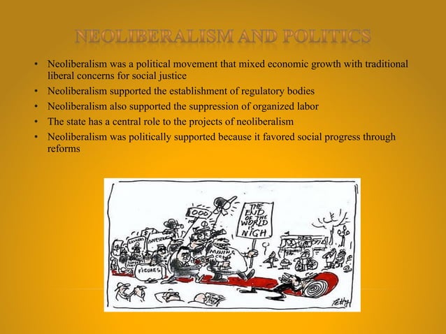 Neoliberalism, politics and society | PPT