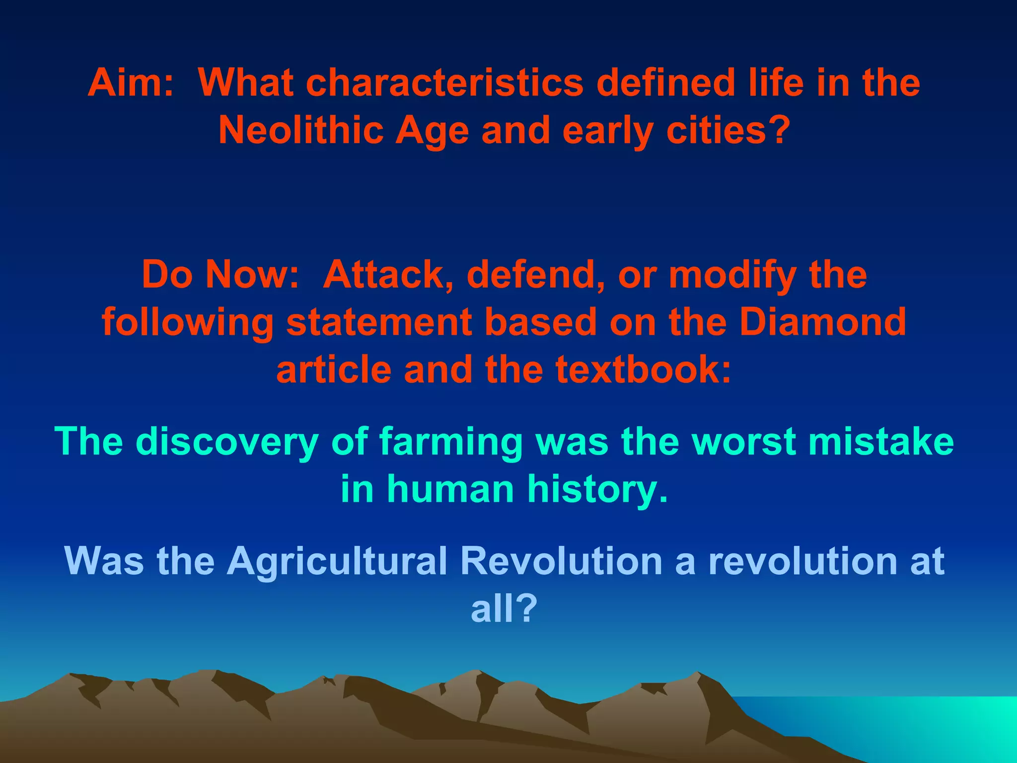 Neolithic Age[1] | PPT