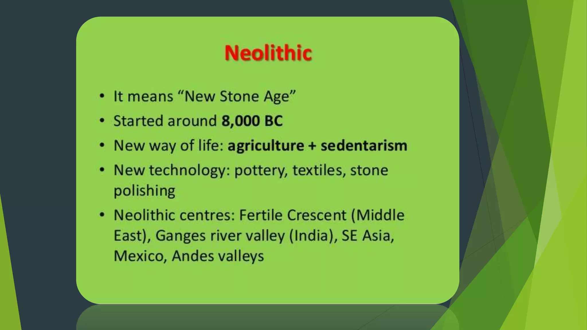 Neolithic age | PPT