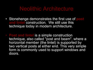Modern Neolithic Architecture