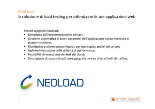 Neoload: Performance & Load Test per Applicazioni Web & Mobile | PPT