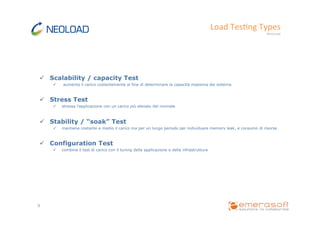 Neoload: Performance & Load Test per Applicazioni Web & Mobile | PPT