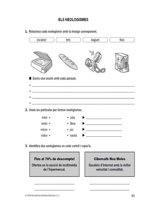 Lèxic:Neologismes i Camp semantic | PDF