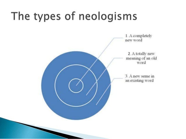 Neologisms in the english language
