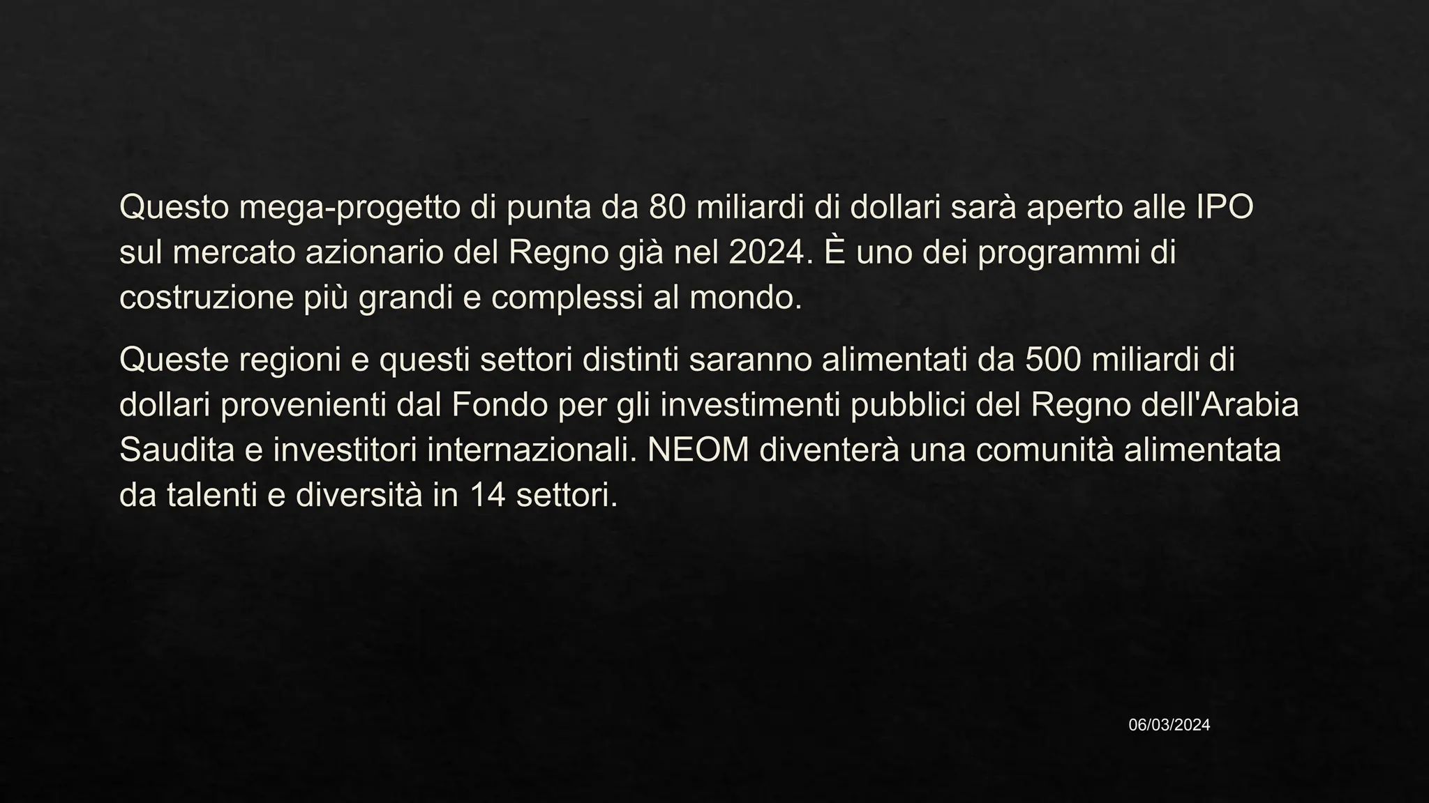 NEOM.pptx power point sul neom di tecnologia | PPT