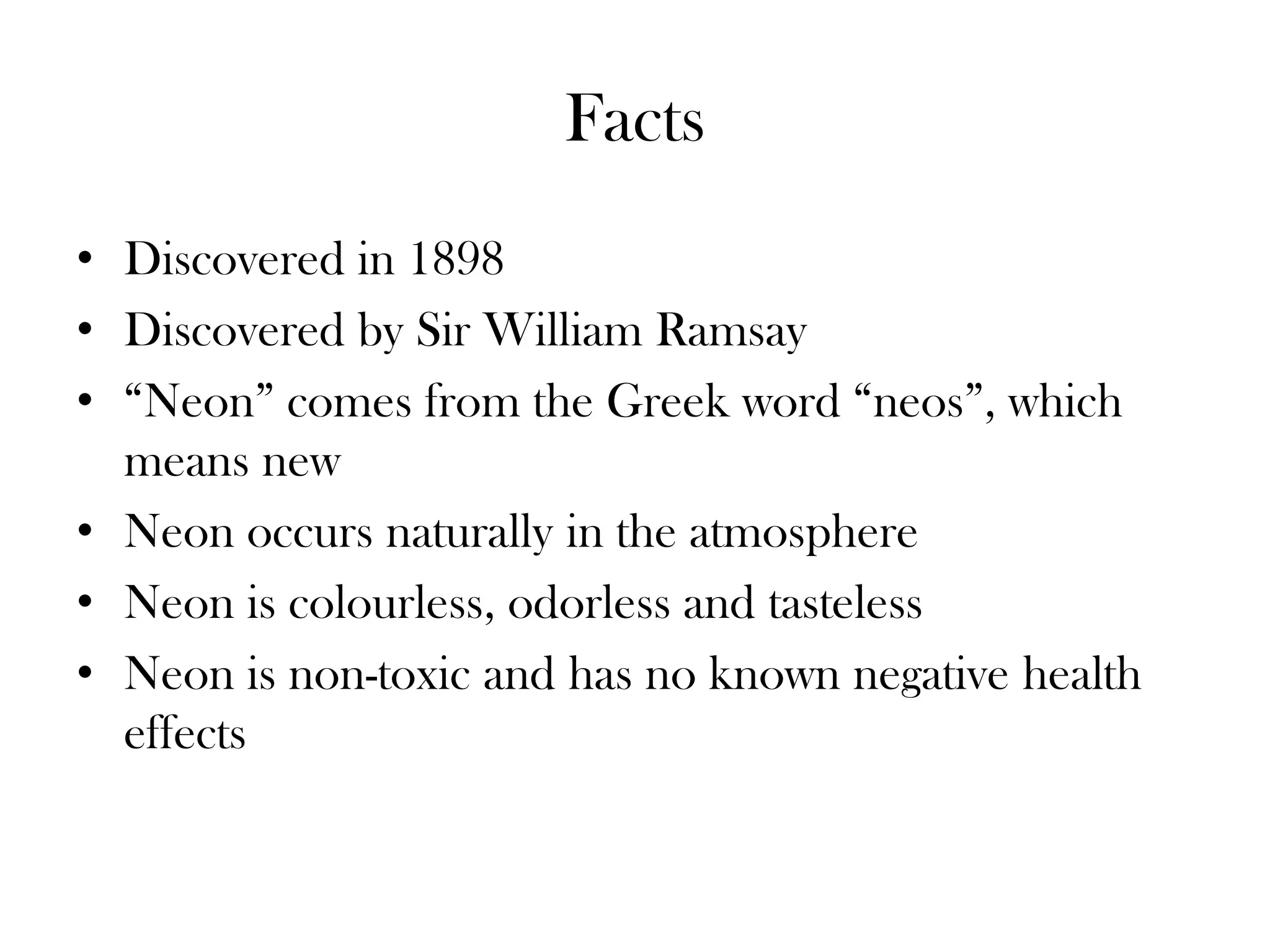 Neon Element Project | PPTX | Chemistry | Science