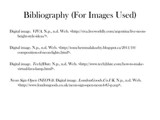 Neon Element Project Ideas