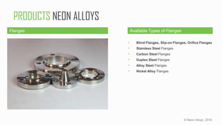 Neon Alloys - Manufacturer, Supplier and Exporter of Steel Pipes ...