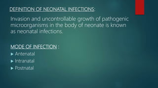Neonatal Infections | PPTX