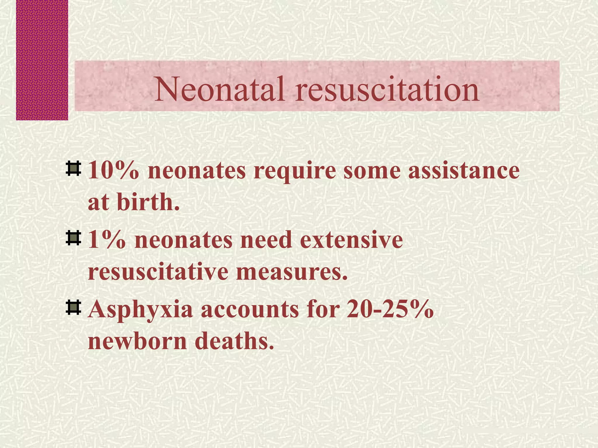 Neonatal resuscitation | PPT