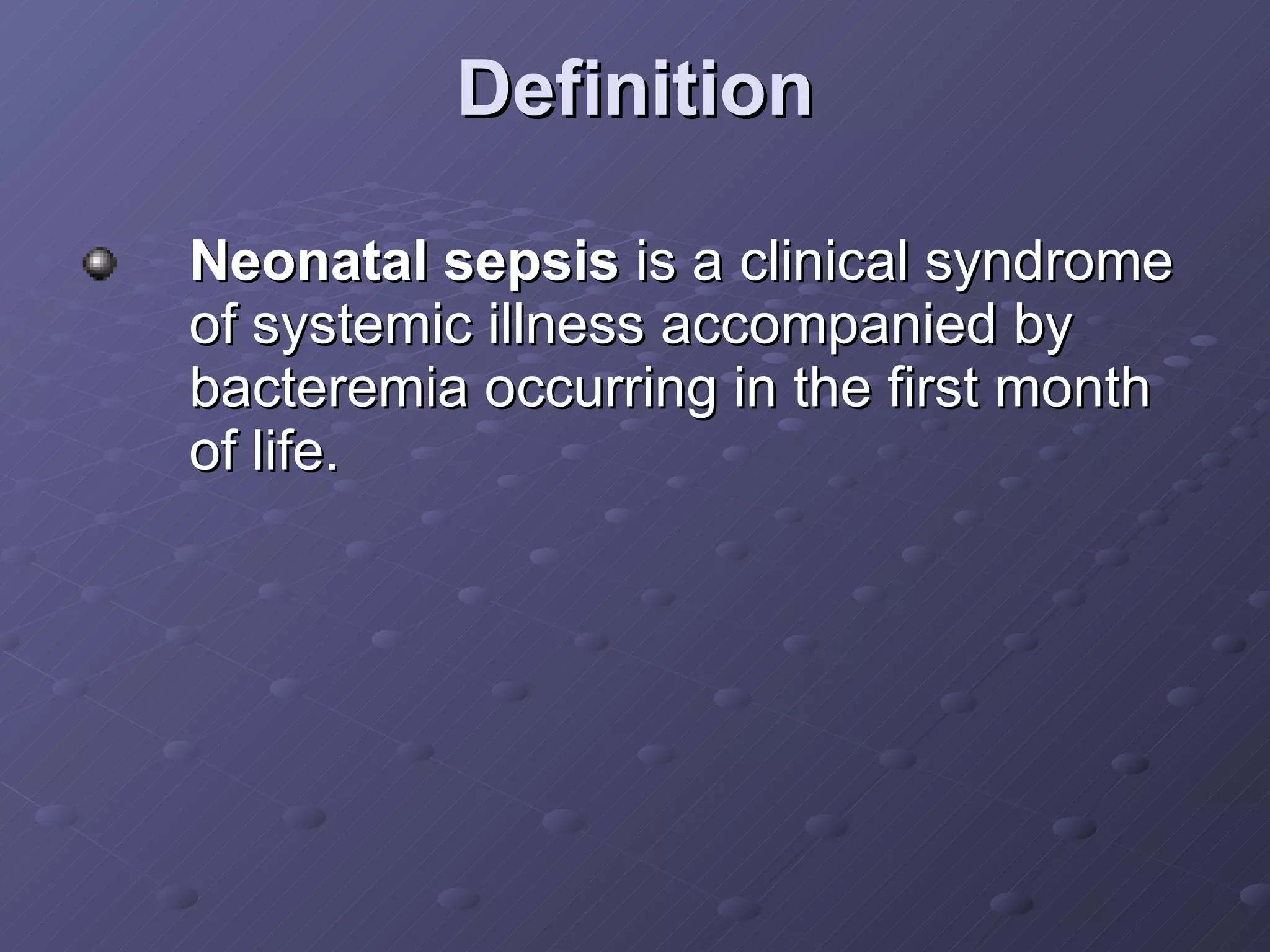 neonatal sepsis | PPT