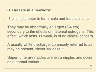 Neonatal examination | PPTX