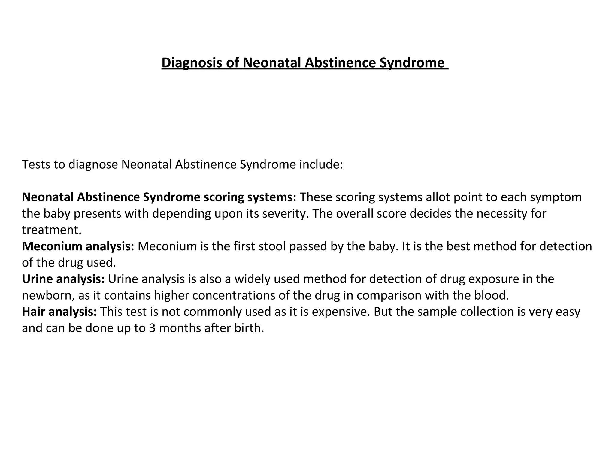 Neonatal abstinence syndrome | PPT