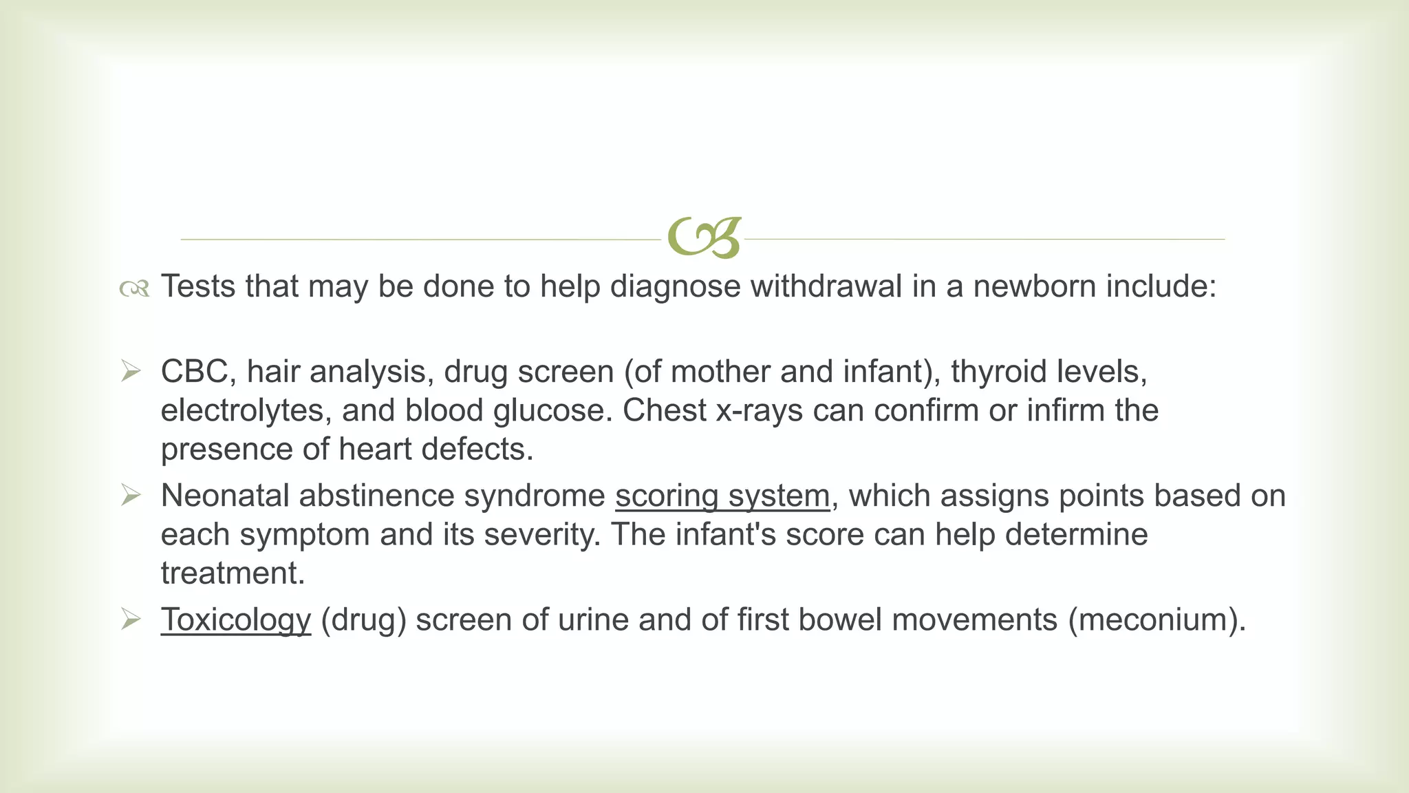 Neonatal abstinence syndrome | PPTX