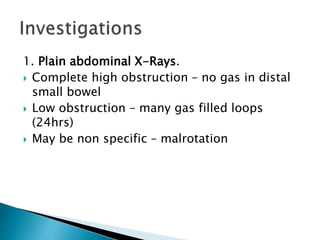 Neonatal acute abdomen. 7th yr | PPTX | Digestive Disorders | Diseases ...
