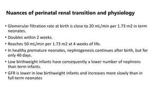 Neonatal Acute Renal Failure From NNU Aberdeen Maternity Hospital ...