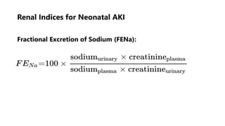 Neonatal Acute Renal Failure From NNU Aberdeen Maternity Hospital ...