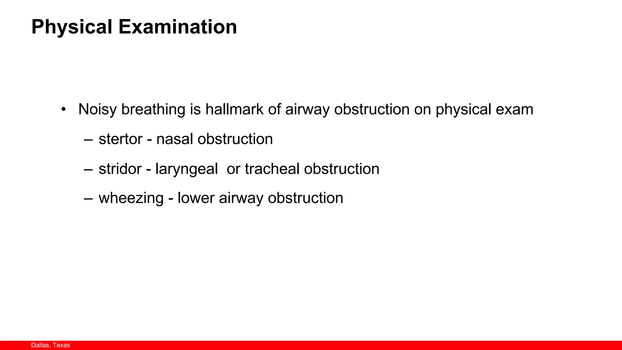Not All Stridor is not Laryngomalacia: A Primer on Neonatal Airway ...