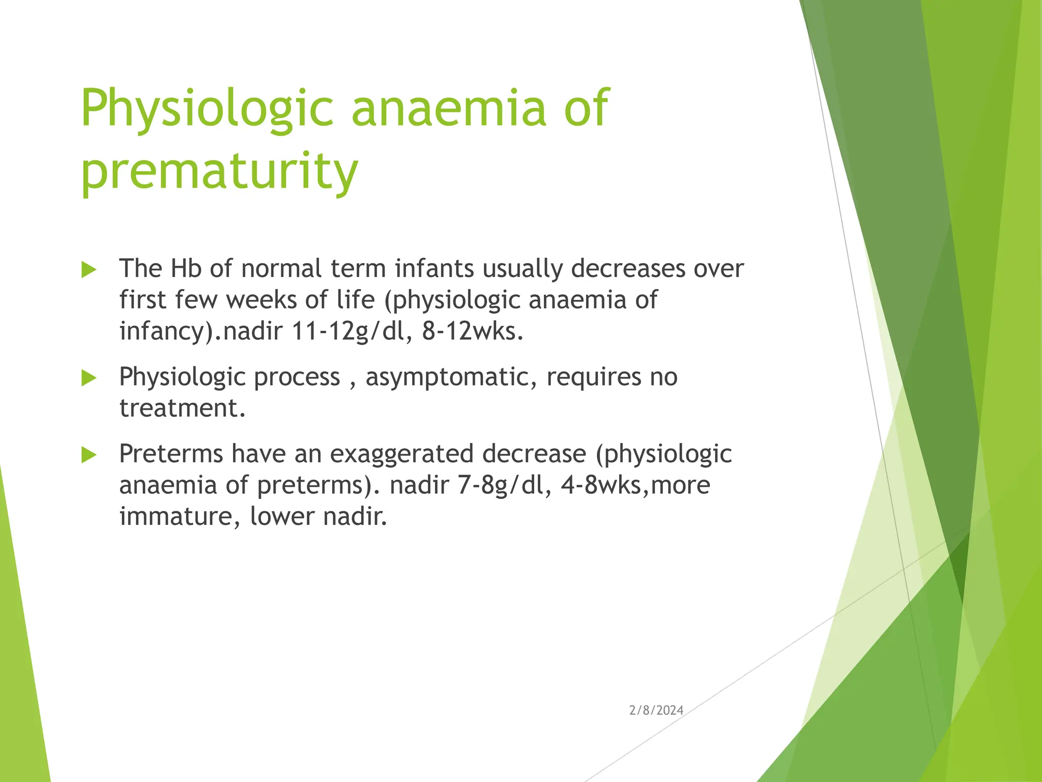 NEONATAL ANAEMIA.pptx under child health | PPTX