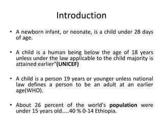 Lectures note on reproductive health: parte one -Neonatal and Child ...