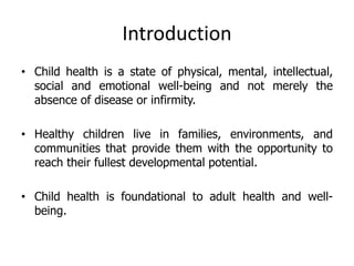 Lectures note on reproductive health: parte one -Neonatal and Child ...