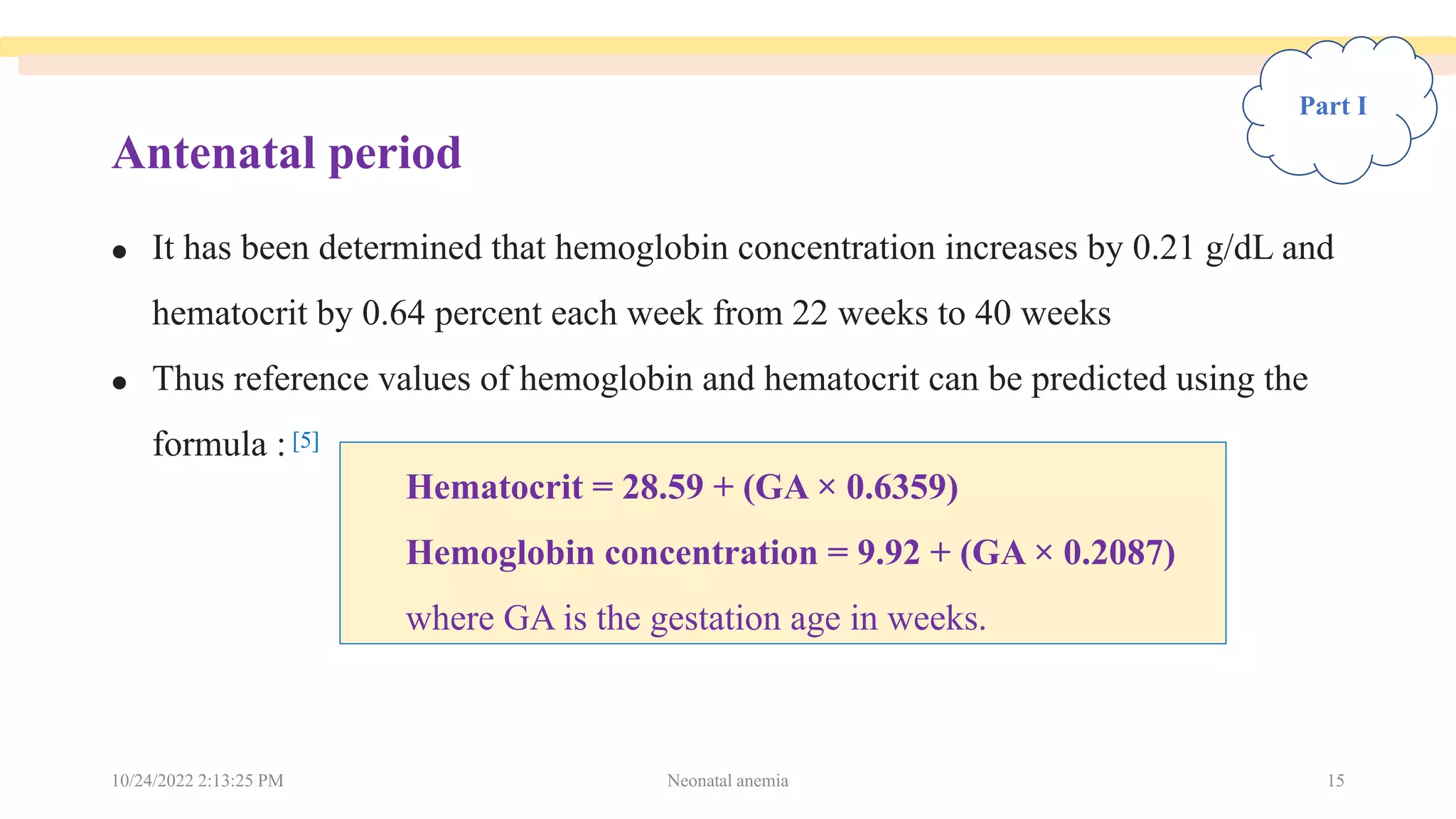 Neonatal anaemia: overview of pathophysiology, clinical approaches and ...